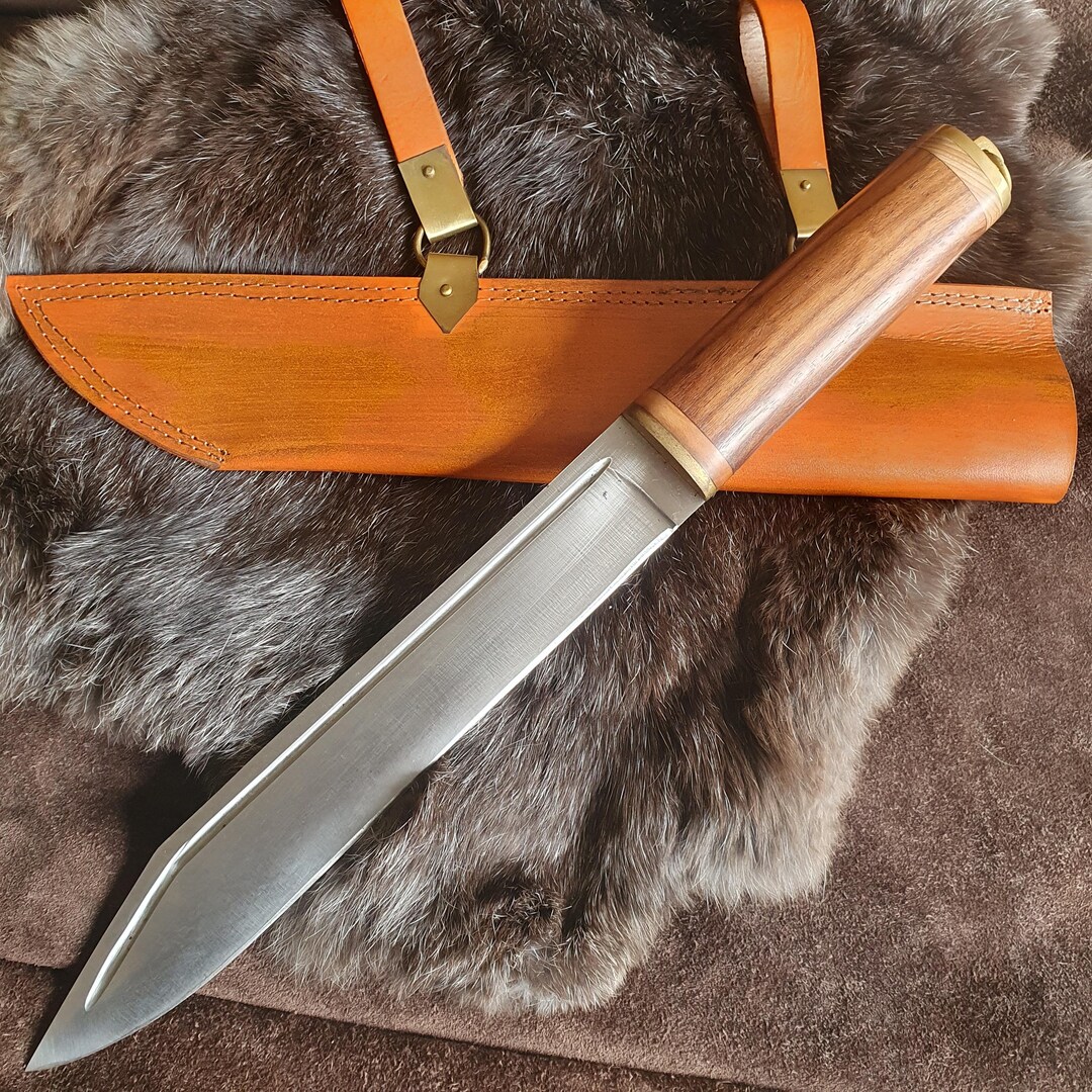 Sax Viking Knife Medieval Knife Sax Knife With Forged Blade and Handle ...