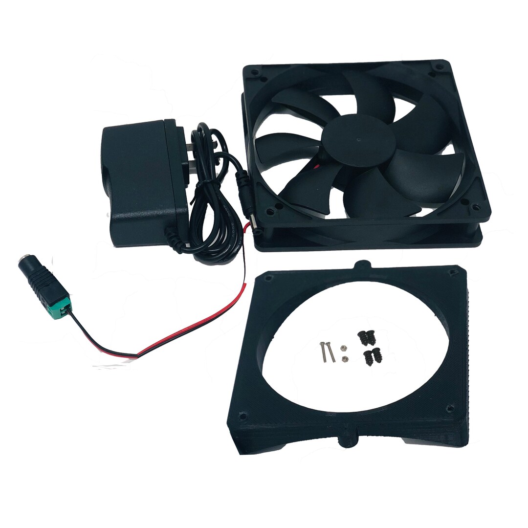 Space Bucket 120mm Fan Kit W/ Fan and Power Adapter - Etsy