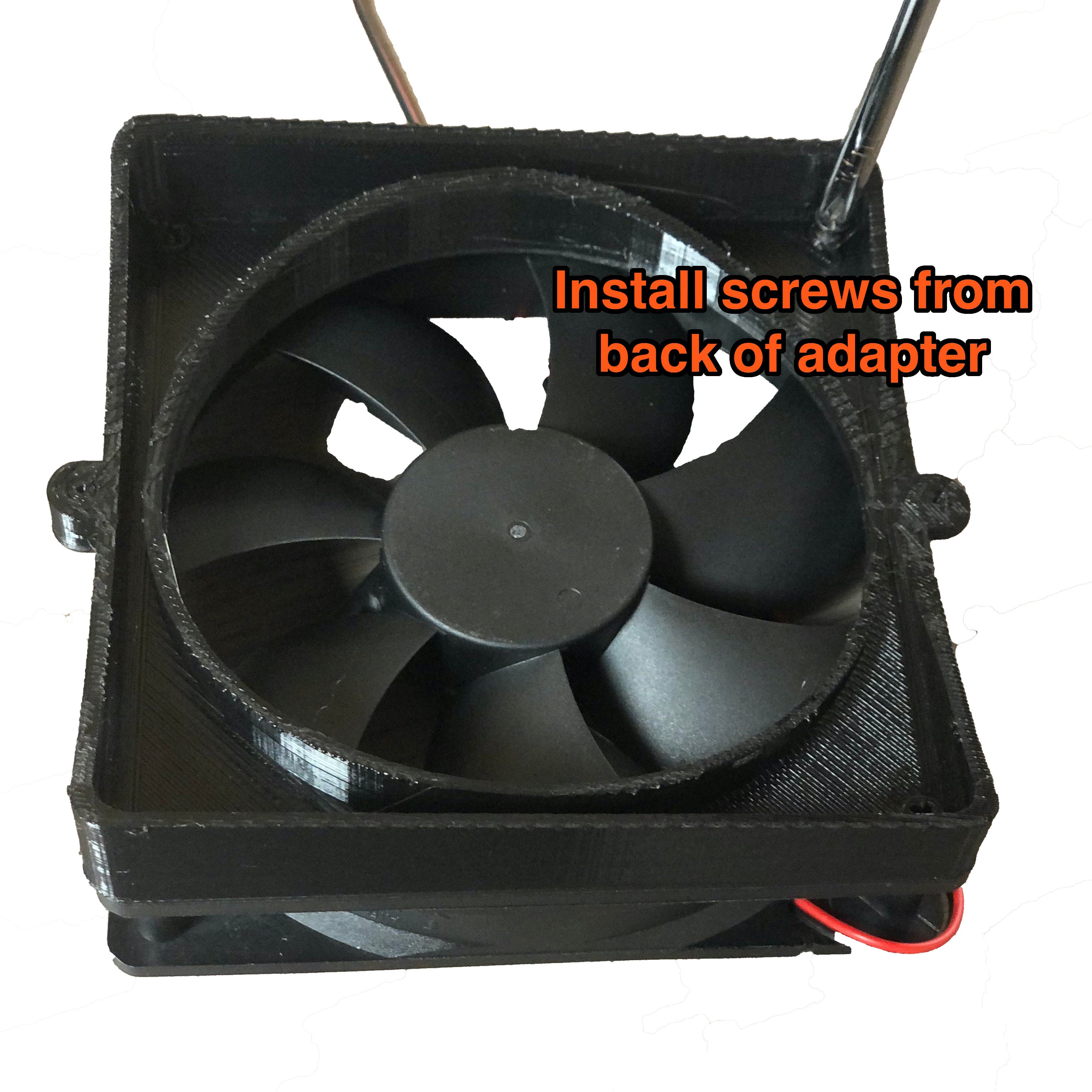 Space Bucket 120mm Fan Kit W/ Fan and Power Adapter - Etsy