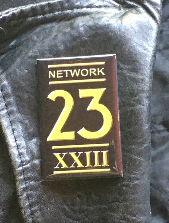 MAX HEADROOM NETWORK 23 pin button punk cult tv show 80s | Etsy