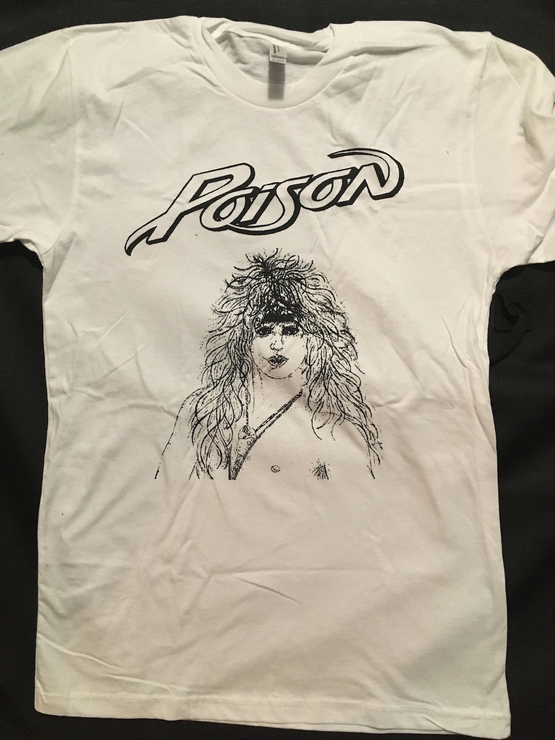 POISON Shirt Glam Metal Band Rock of Love Bret Michaels Cinderella Ratt ...