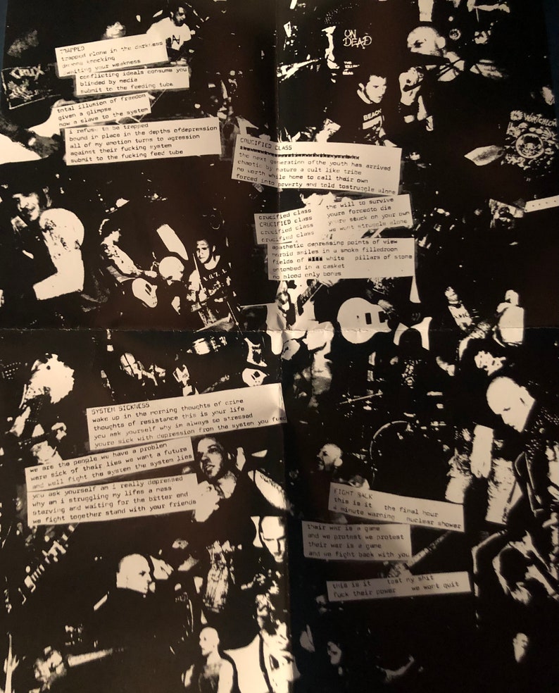 CRUCIFIED CLASS 7” Ep Hardcore Punk Discharge Nerveskade Pdxpunk GBH ...