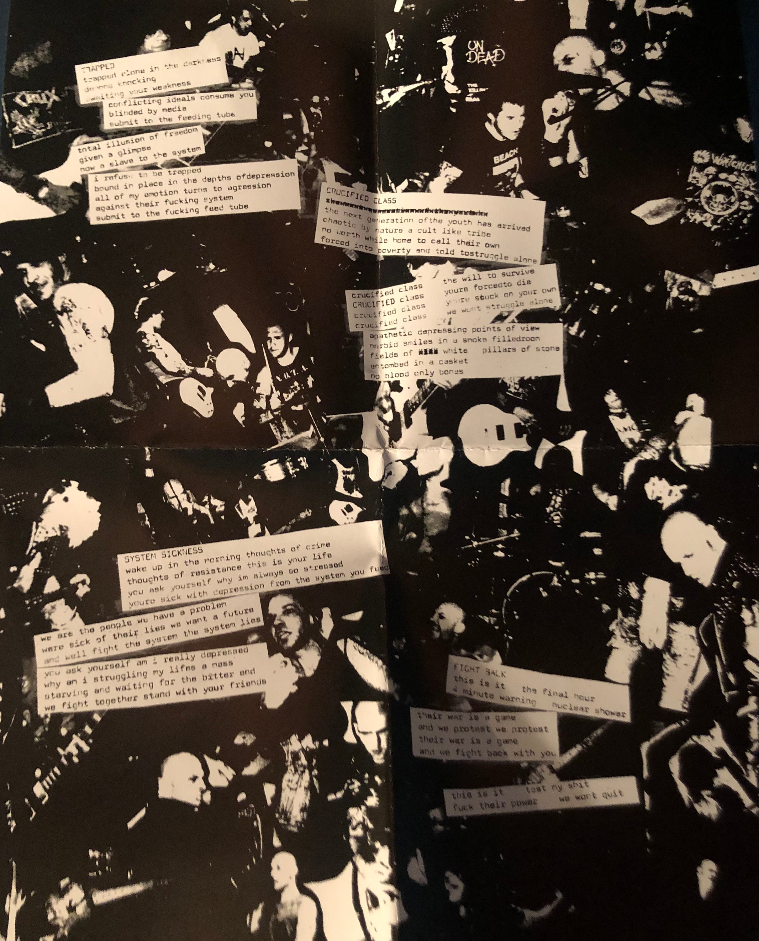 CRUCIFIED CLASS 7” Ep Hardcore Punk Discharge Nerveskade Pdxpunk GBH ...