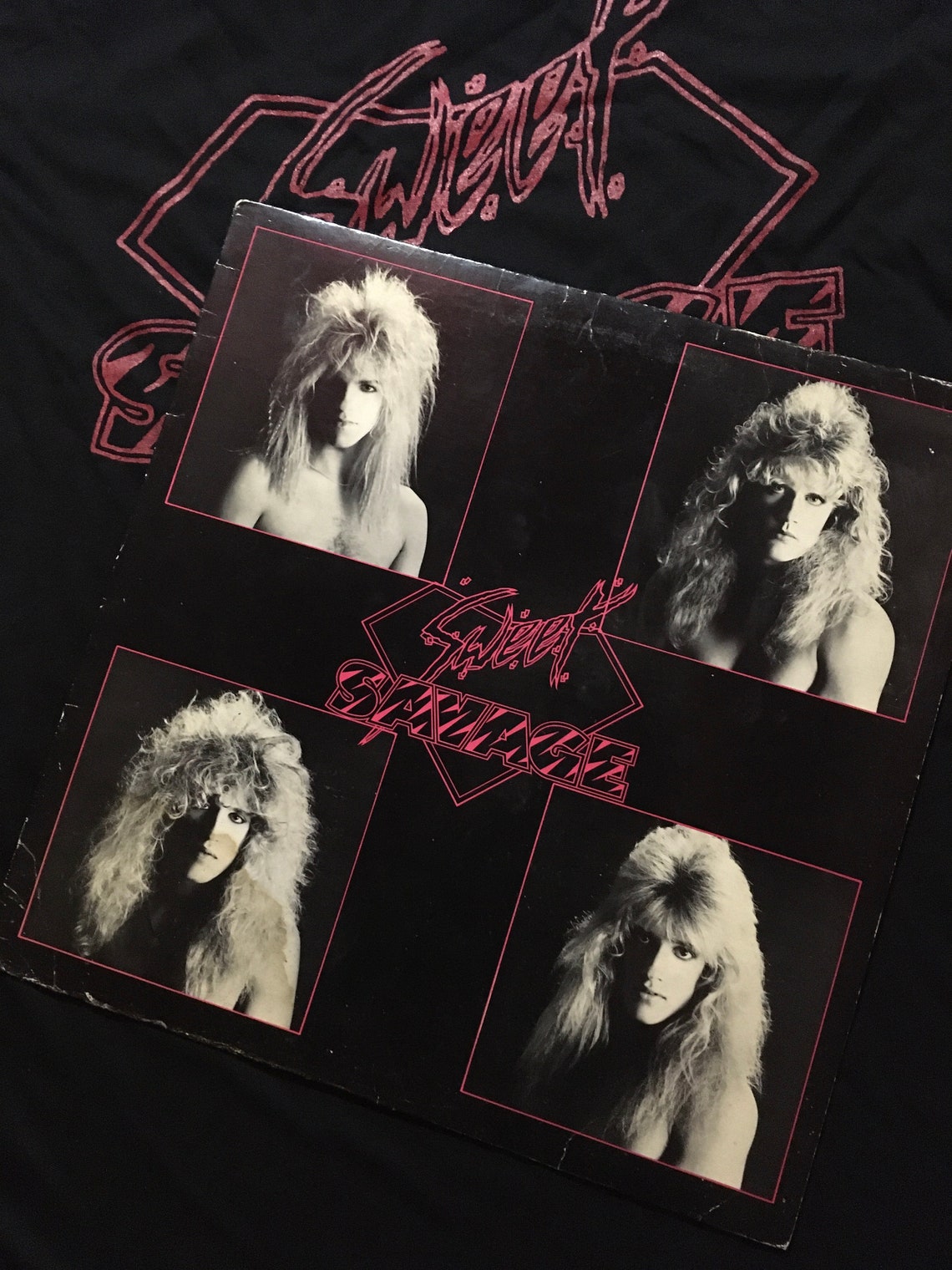 SWEET SAVAGE shirt 80s sunset strip Hollywood warrant poison ratt ...