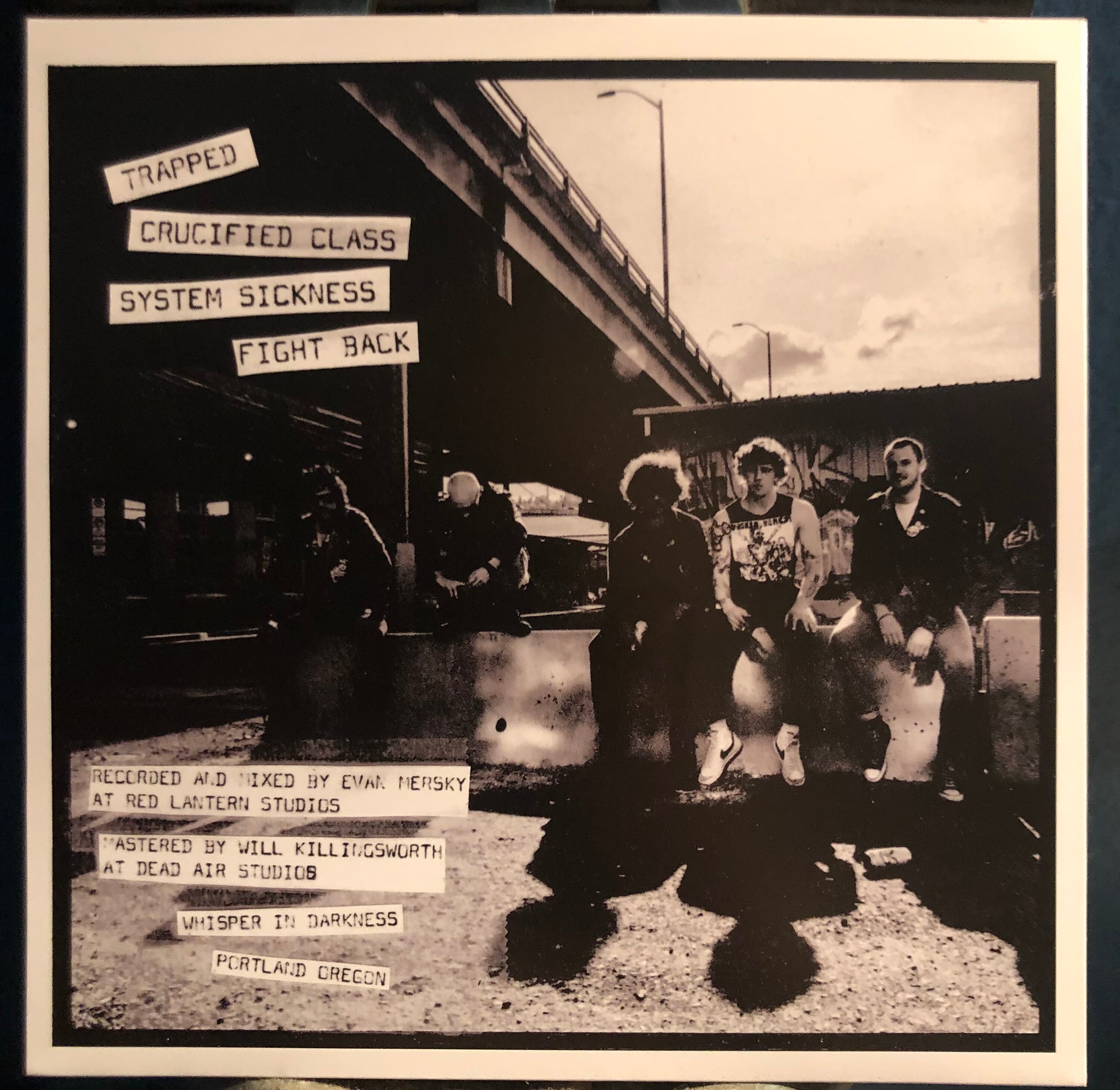 CRUCIFIED CLASS 7” Ep Hardcore Punk Discharge Nerveskade Pdxpunk GBH ...