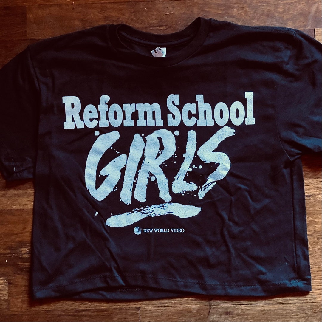 REFORM SCHOOL GIRLS Crop Top Shirt Cult Movie Exploitation Wendy O ...