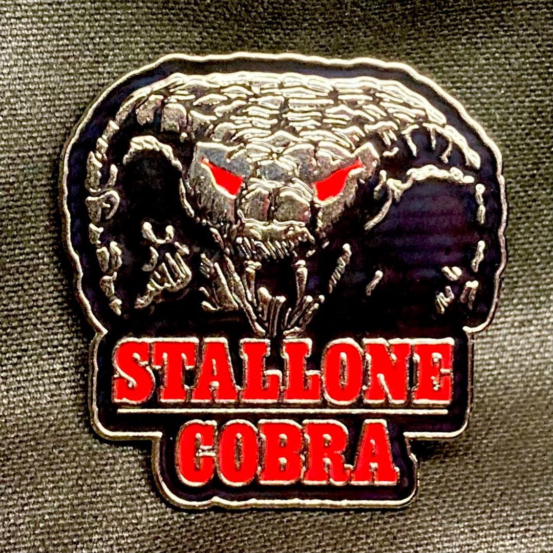 COBRA Movie Pin Stallone 80s Action Cult Film Cannon Metal Punk Robert Tepper Rambo - Etsy
