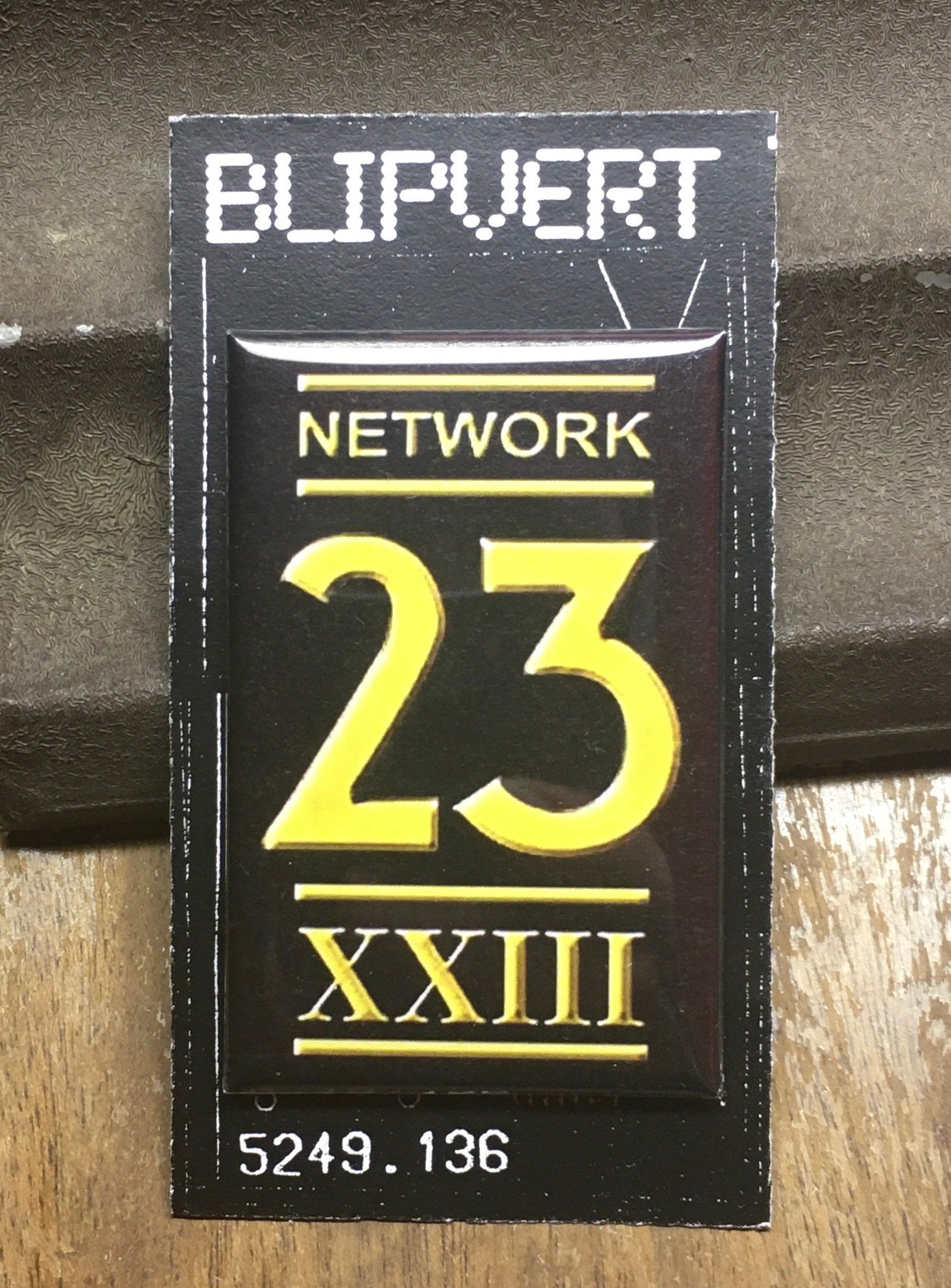 MAX HEADROOM NETWORK 23 Pin Button Punk Cult Tv Show 80s Computer ...