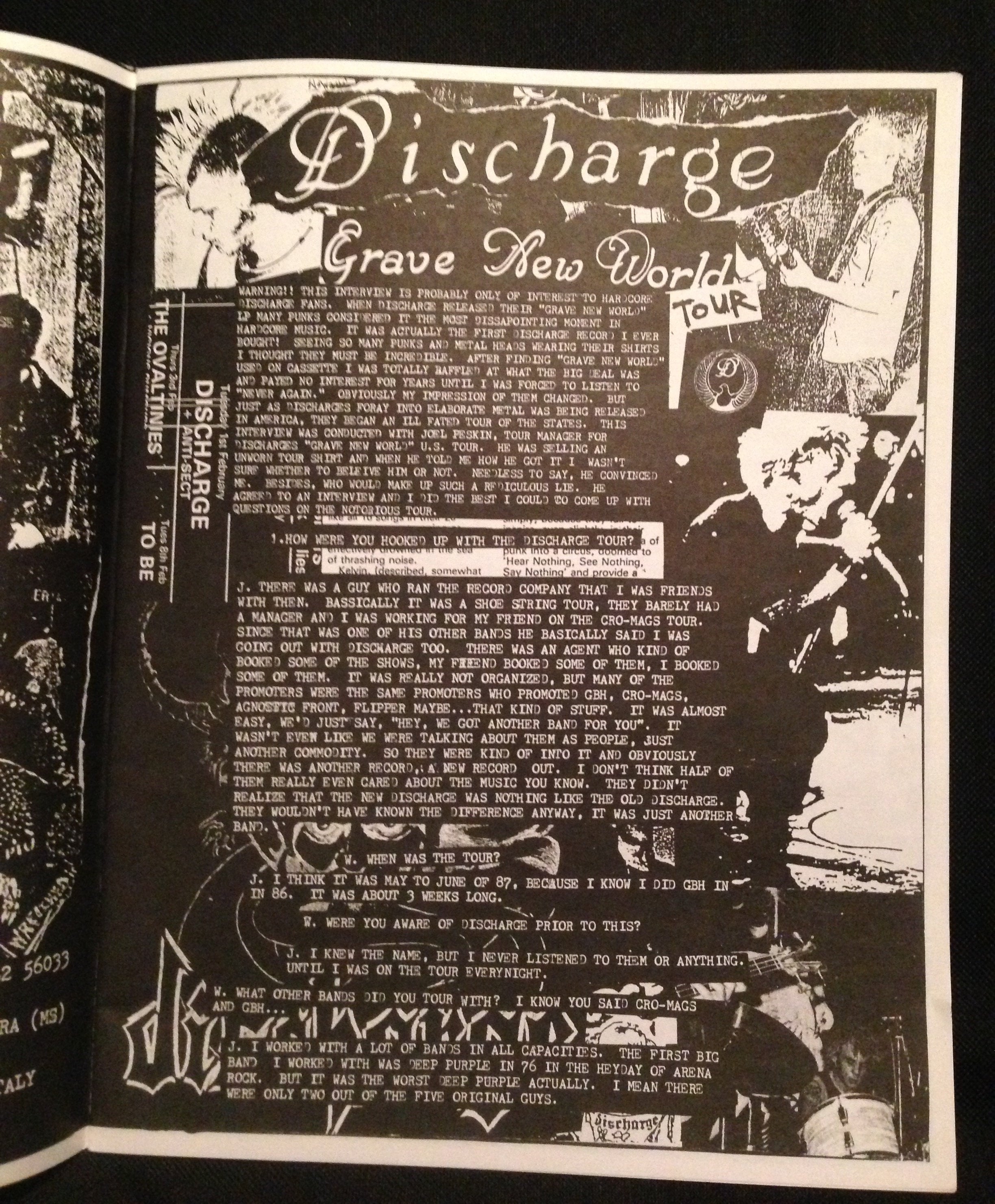 WARNING Punk Fanzine Crust War Discharge Framtid Dbeat Kaaos - Etsy