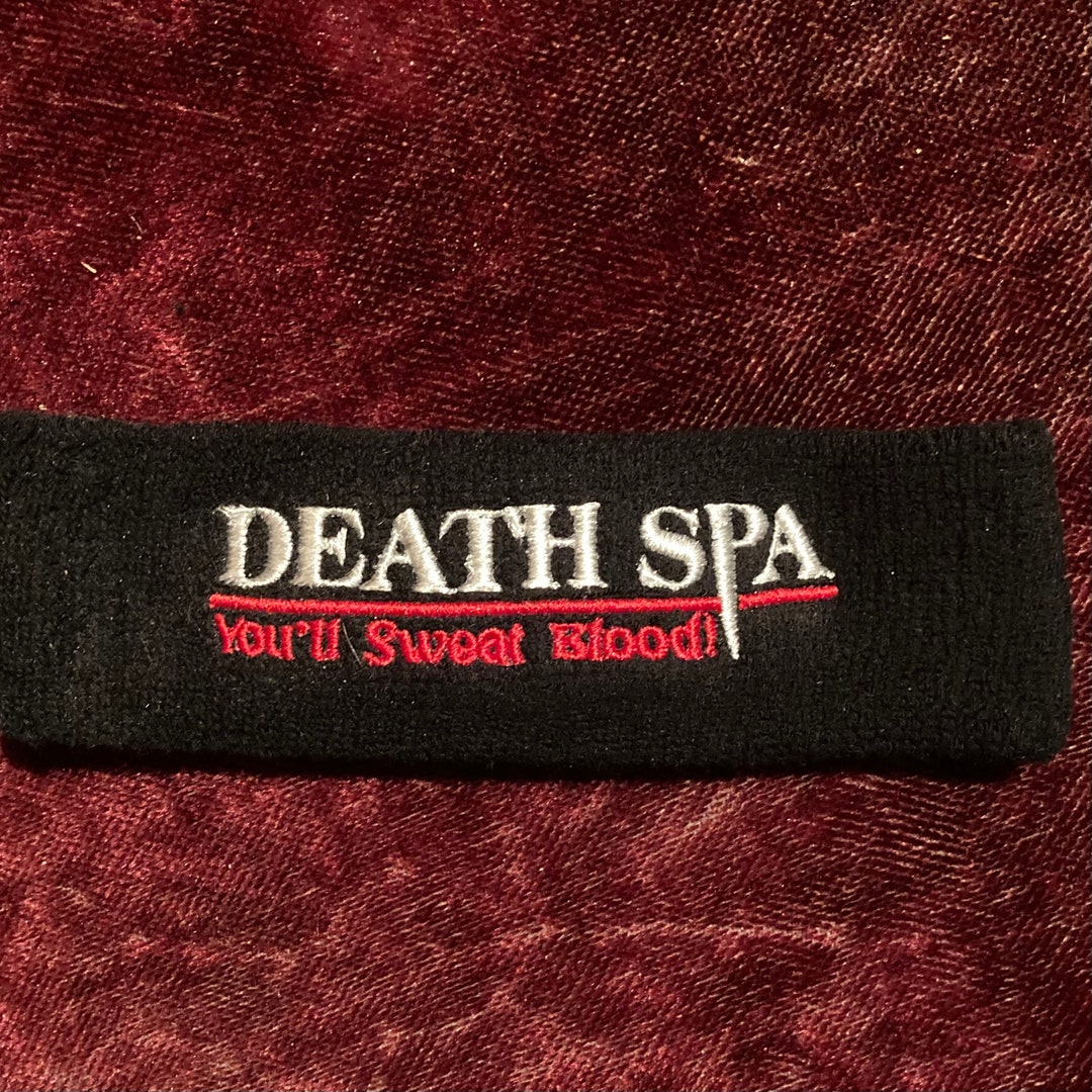 DEATH SPA Sweat Head Band Horror Movie Merch Killer Workout Chelsea ...