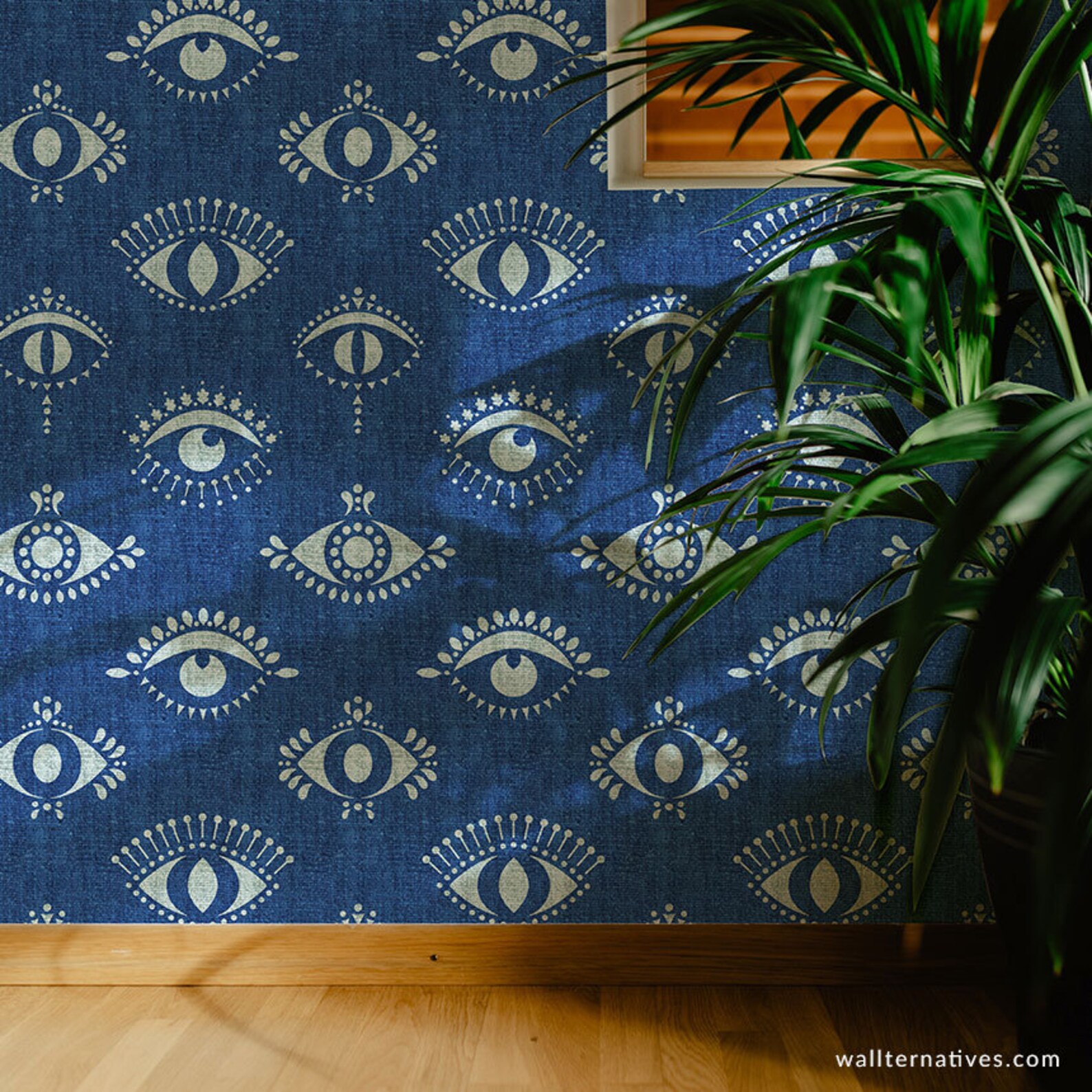 Protective Eyes Wallpaper Evil Eye Wall Art Design All - Etsy