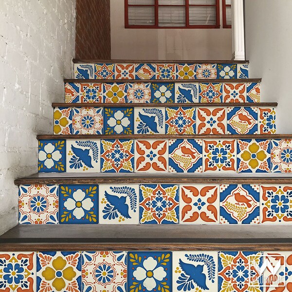 Talavera Tile Stickers - Etsy