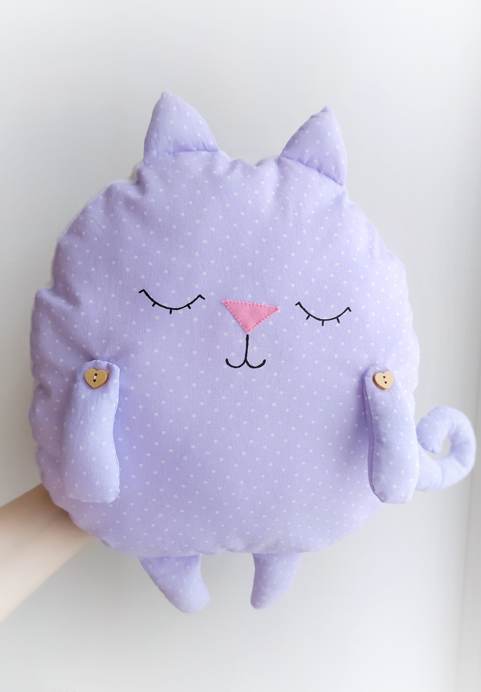 Stuffed Cat Soft baby toy Children's Sleeping Toy Plush | Etsy