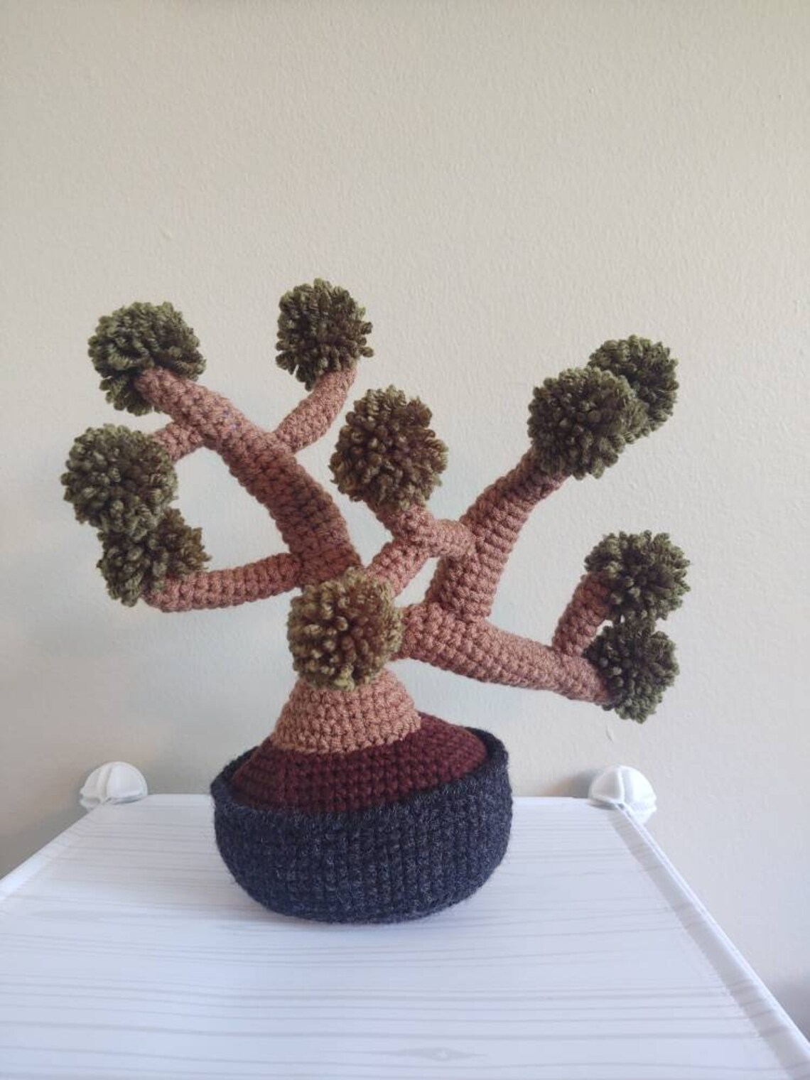 Joshua Bonsai Tree PATTERN - Bonsai Tree Pattern - Crochet Bonsai Tree ...