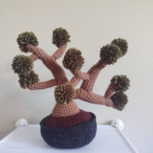Joshua Bonsai Tree PATTERN - Bonsai Tree Pattern - Crochet Bonsai Tree ...