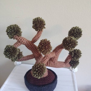 Joshua Bonsai Tree PATTERN - Bonsai Tree Pattern - Crochet Bonsai Tree ...