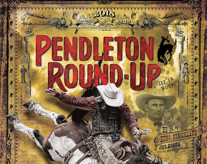 Pendleton Round-up Poster - Etsy