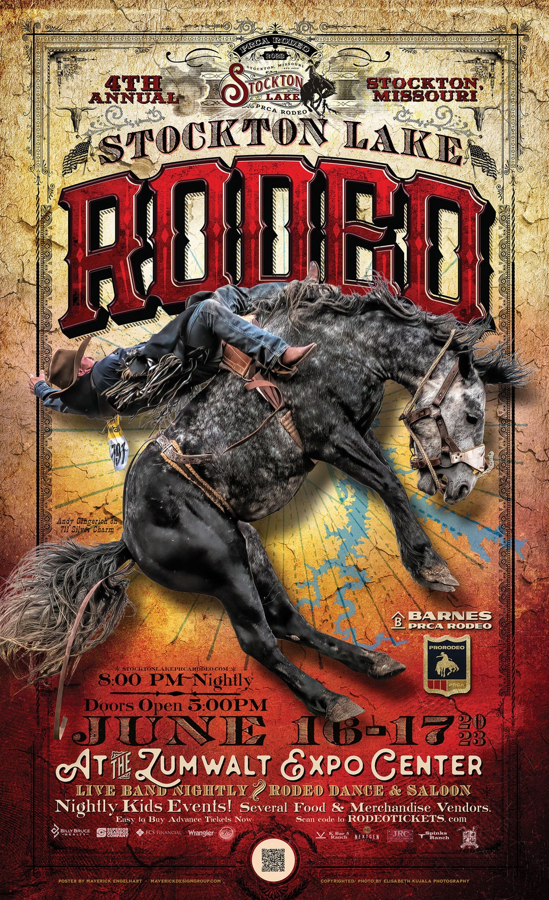 2023 Stockton Lake Rodeo Poster - Etsy