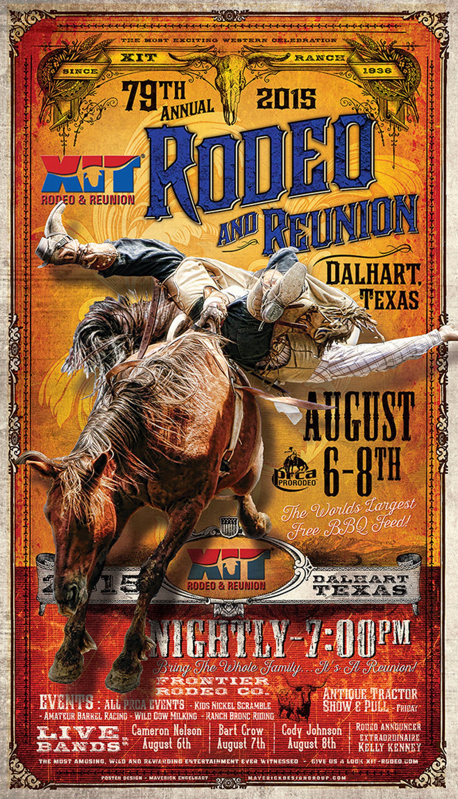 XIT Rodeo & Reunion Rodeo Poster - Etsy