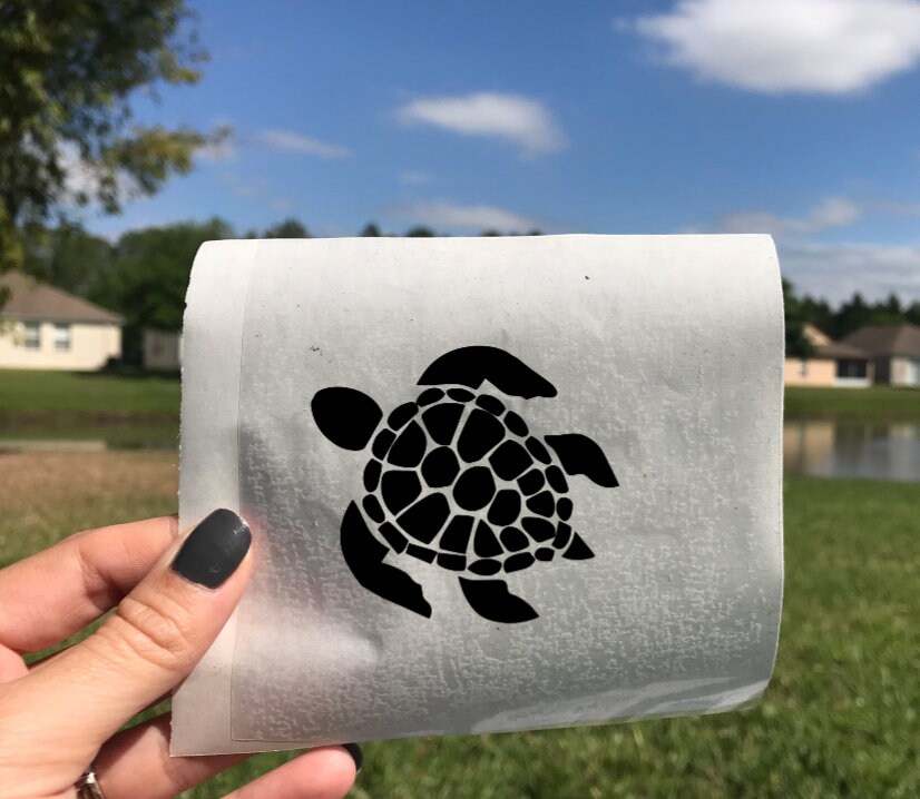 Sea Turtle Decal Nautical Salty Decal Vitamin Sea Turtle - Etsy
