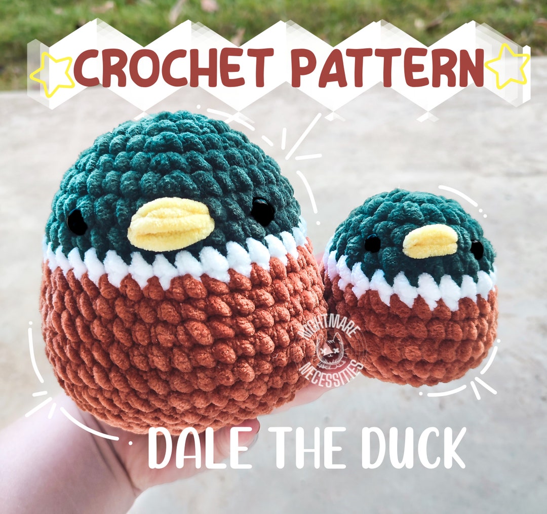 Dale the Duck - CROCHET PATERN ONLY - Etsy
