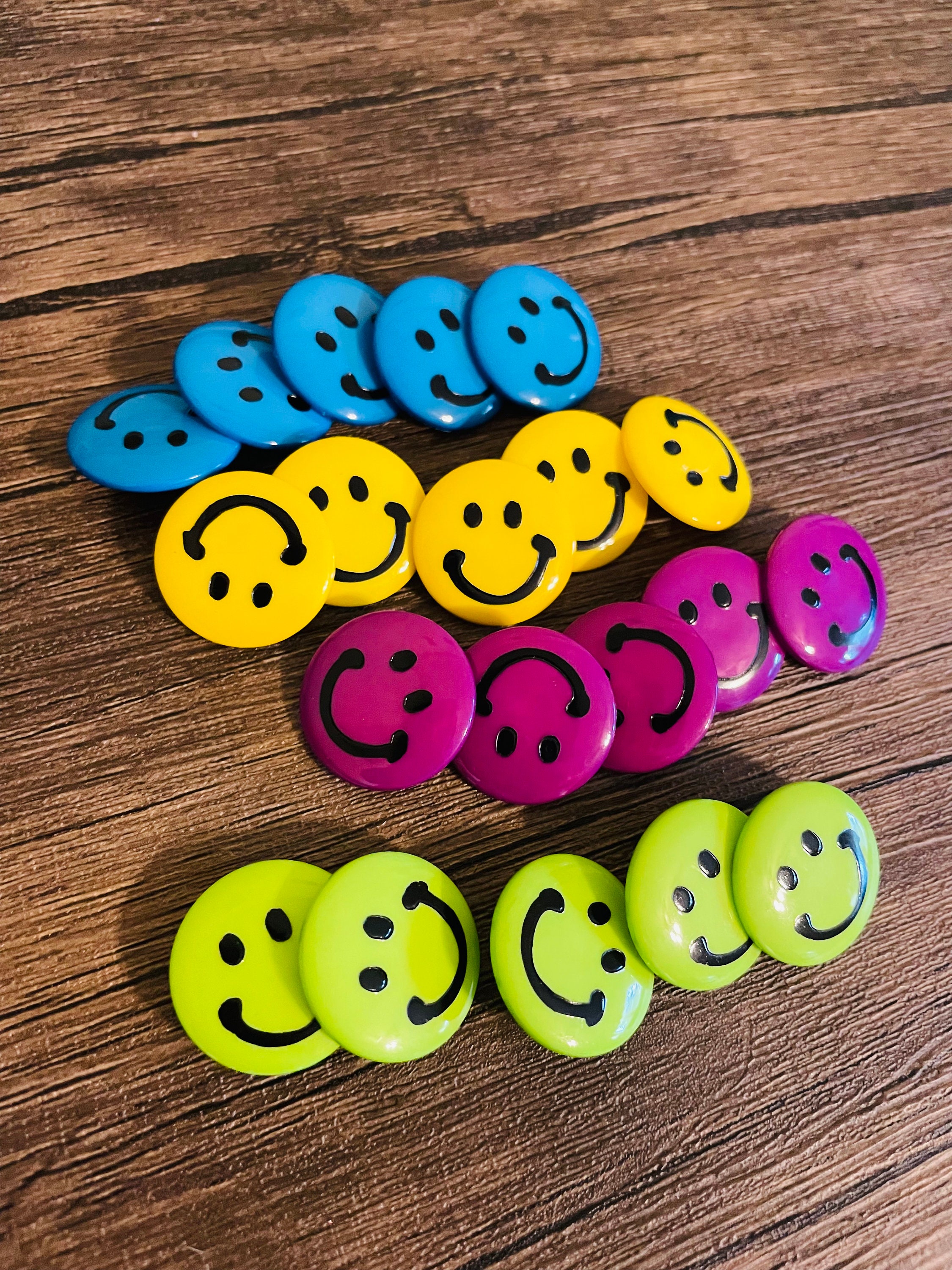 Smiley Face Buttons - Etsy