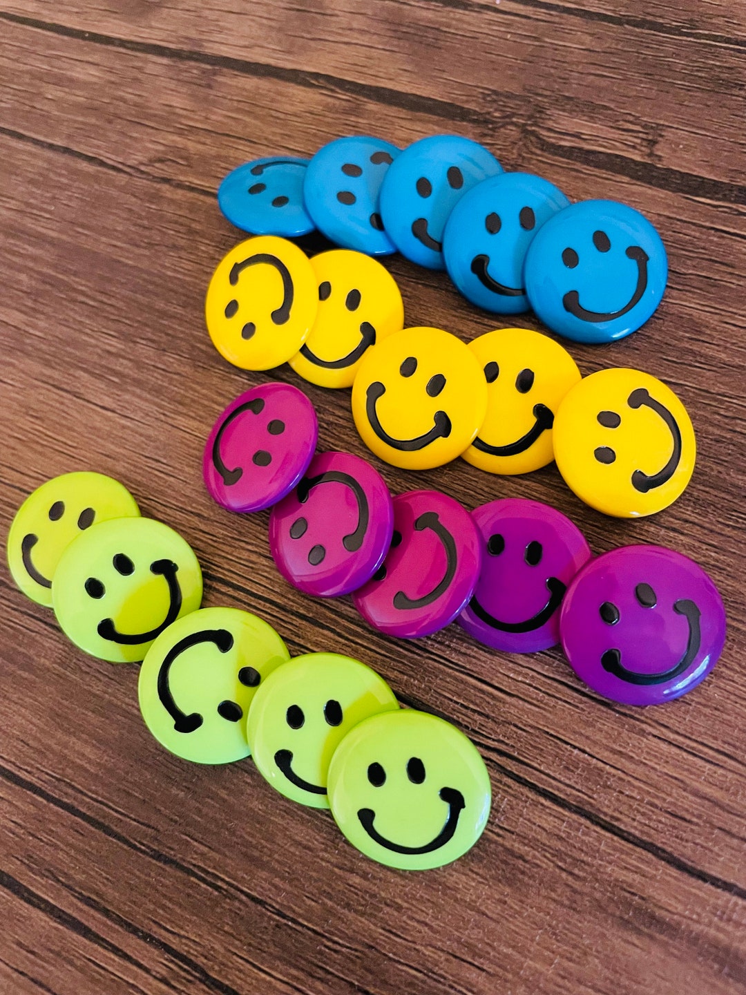 Smiley Face Buttons - Etsy
