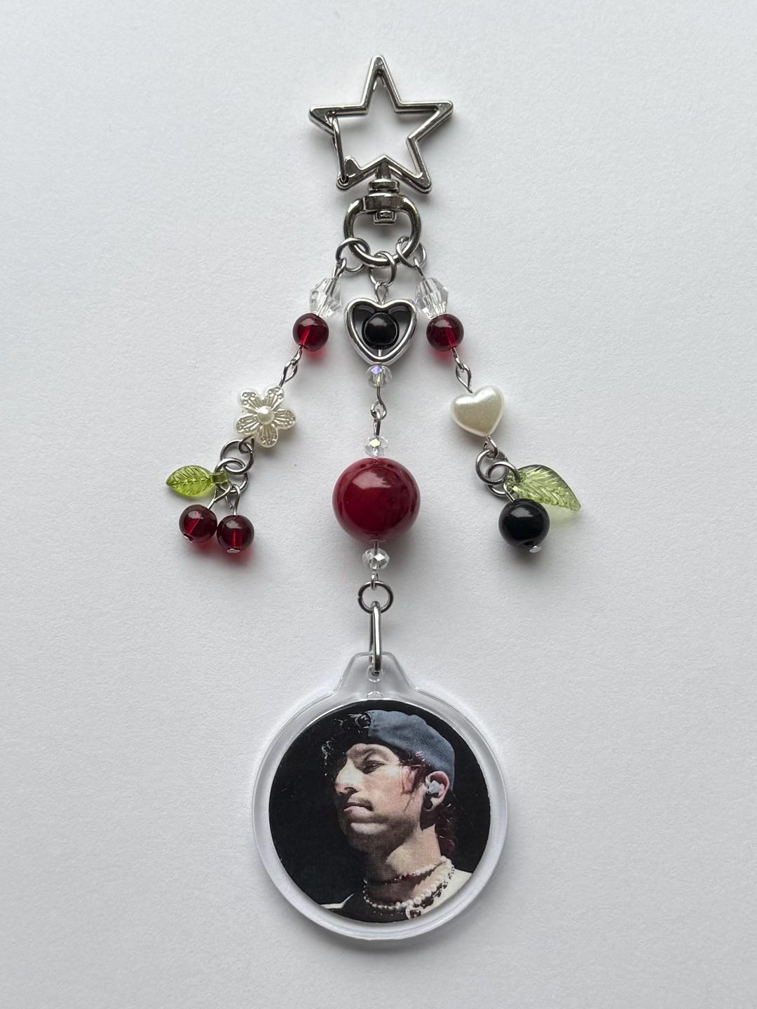 TØP Black Cherry Josh Dun, Photo Keychain, Twenty One Pilots, Fruit ...