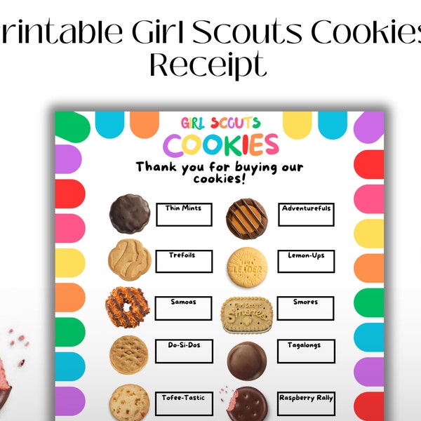 Girl Scout Cookies 2023 - Etsy
