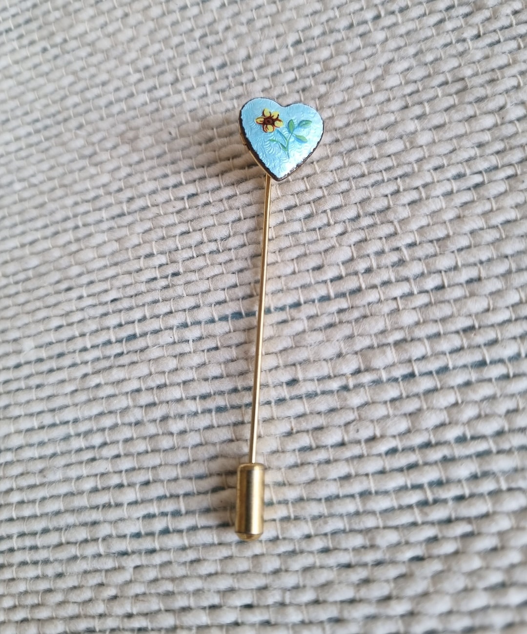 Vintage Heart Locket Stick Pin, Custom Jewelry for Tie, Hat, Stick Hair ...