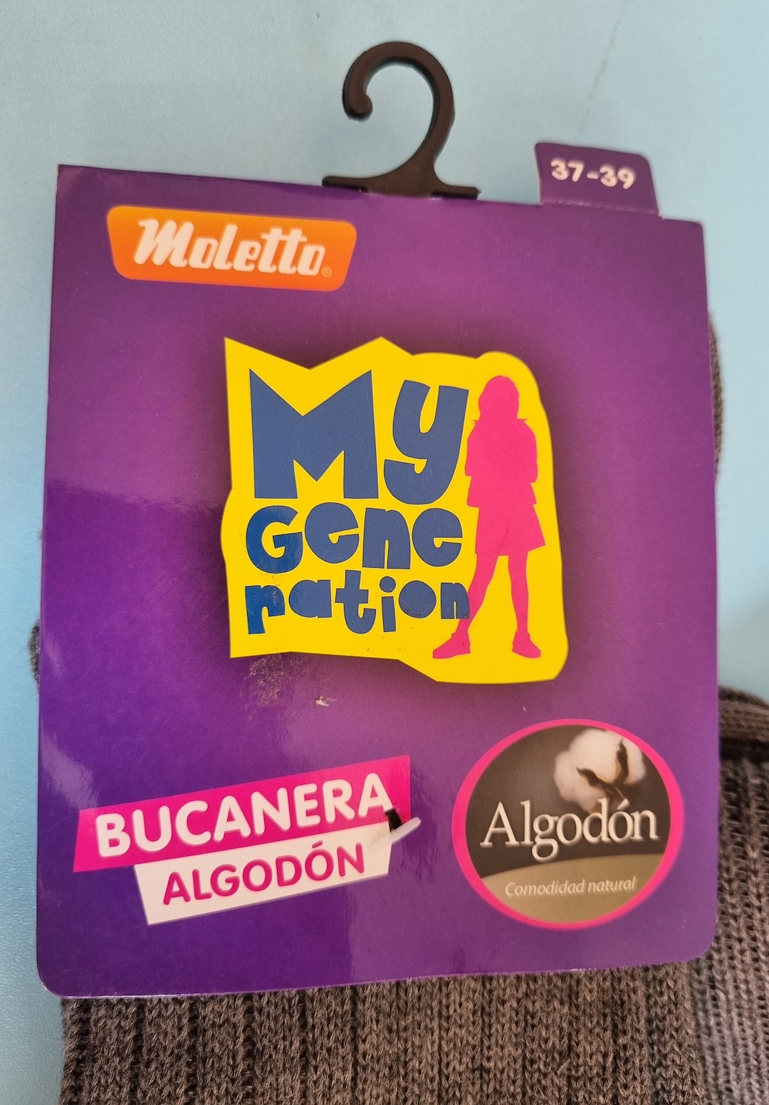 Vintage Premiun Quality Moletto My Generation Bucanera Algodon, Gray ...