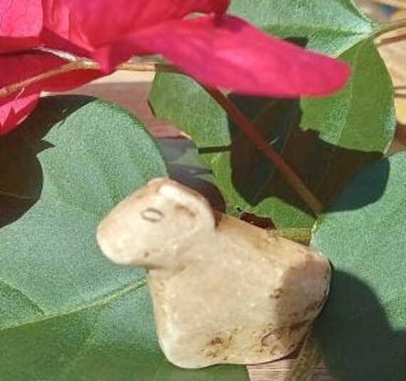 Antique Near Eastern Art Neolithic Miniature Primitive White - Etsy