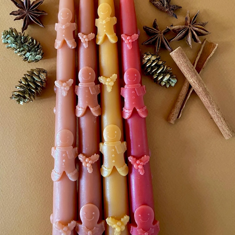 Gingerbread Candles - Etsy