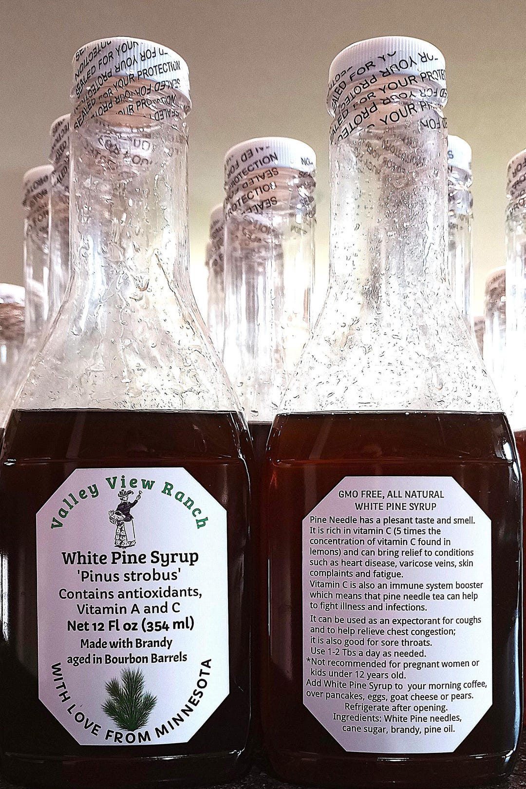 White Pine Syrup-12 Fl Oz. (*made With Brandy)/ Medicinal. - Etsy