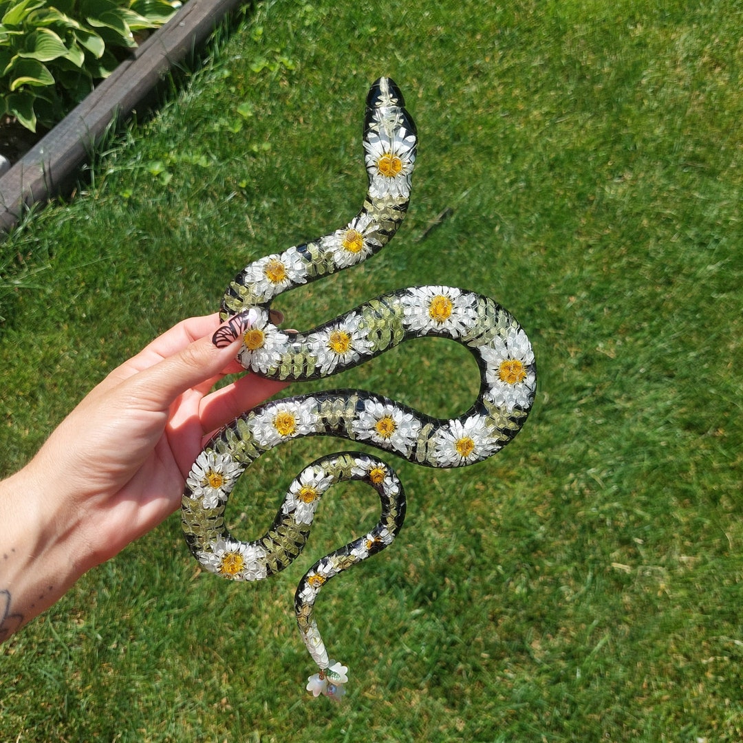 14 Daisy and Fern Charmed Snake Wall Hang Wall Art Boho Witchy Decor ...