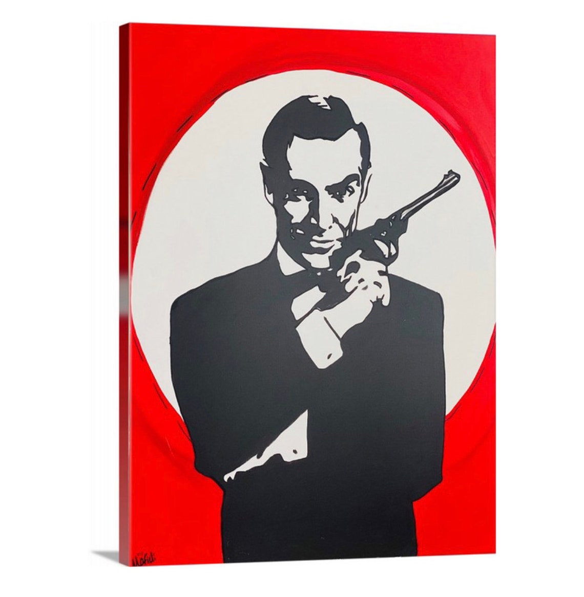 James Bond 007 Canvas Print James Bond Wall Art 24 X 32 - Etsy