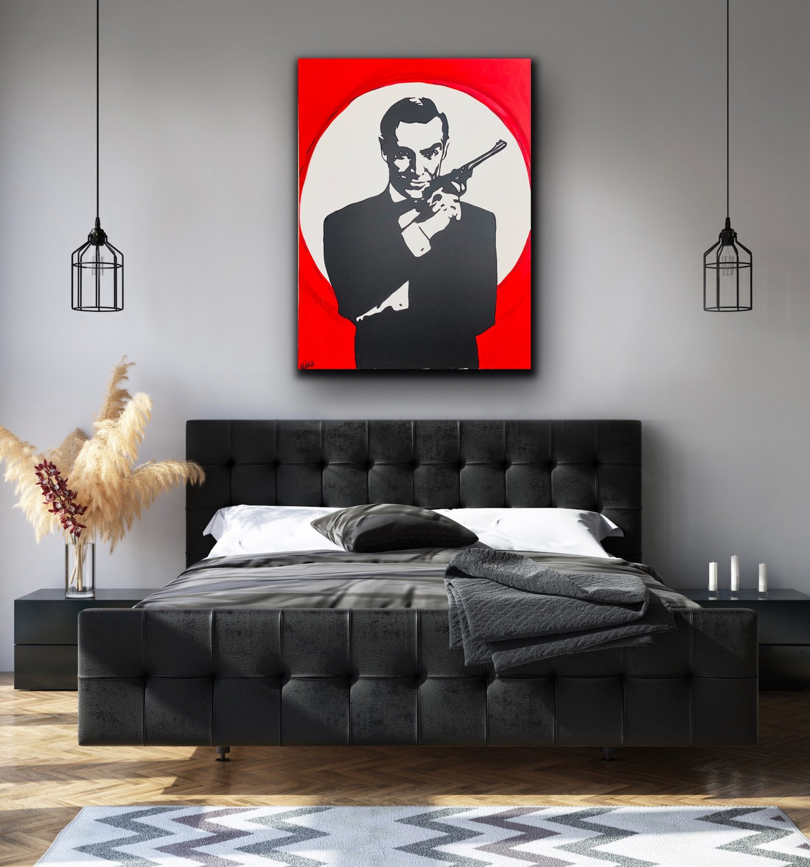 James Bond 007 Canvas Print James Bond Wall Art 24 X 32 - Etsy