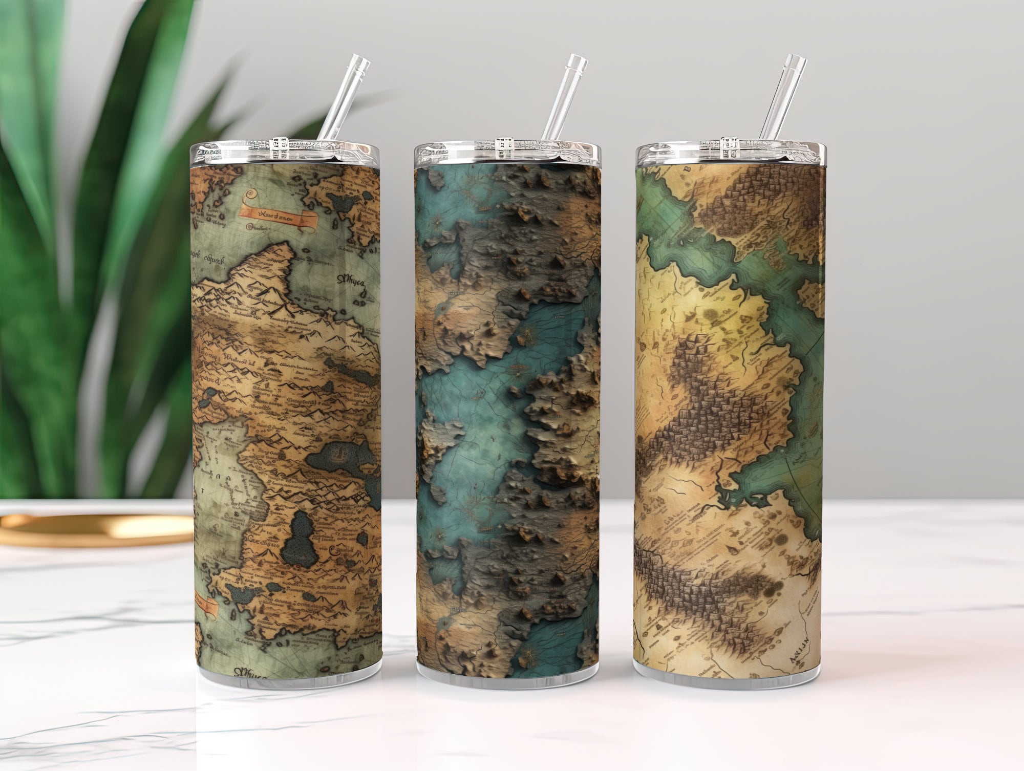 Fantasy Map Seamless Texture Pattern, Nautical Style, Digital ...