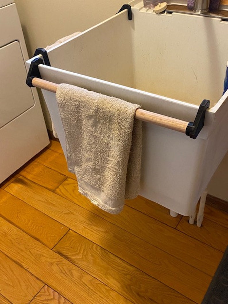 Utility Sink Towel Rack Kit - Brackets Only - Etsy