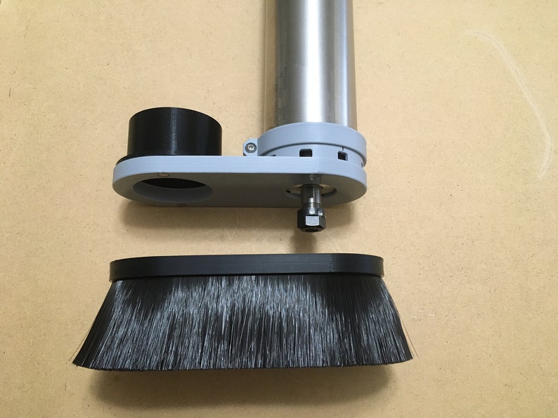 CNC Dust Shoe for 65mm ER11 Spindle - Custom Size Vacuum Attachment - Etsy