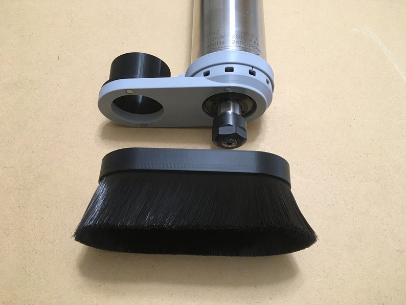 CNC Dust Shoe for 80mm ER20 Spindle - Custom Size Vacuum Attachment - Etsy