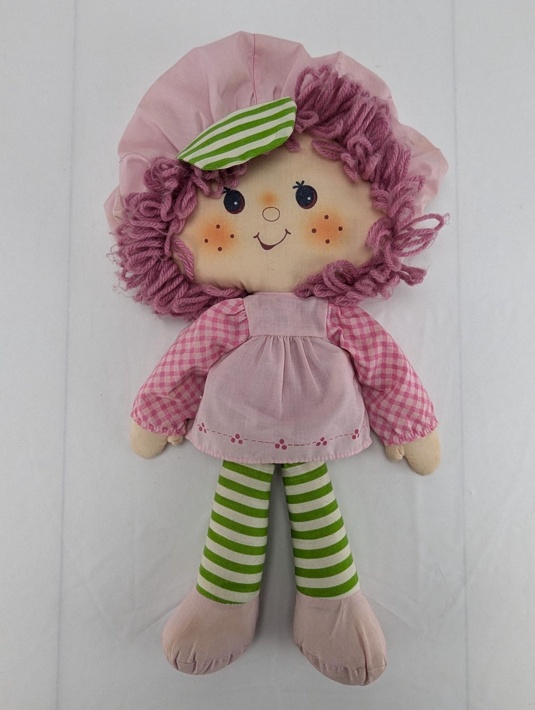 Vintage Kenner Strawberry Shortcake Raspberry Tart Plush Rag Doll 1981 ...