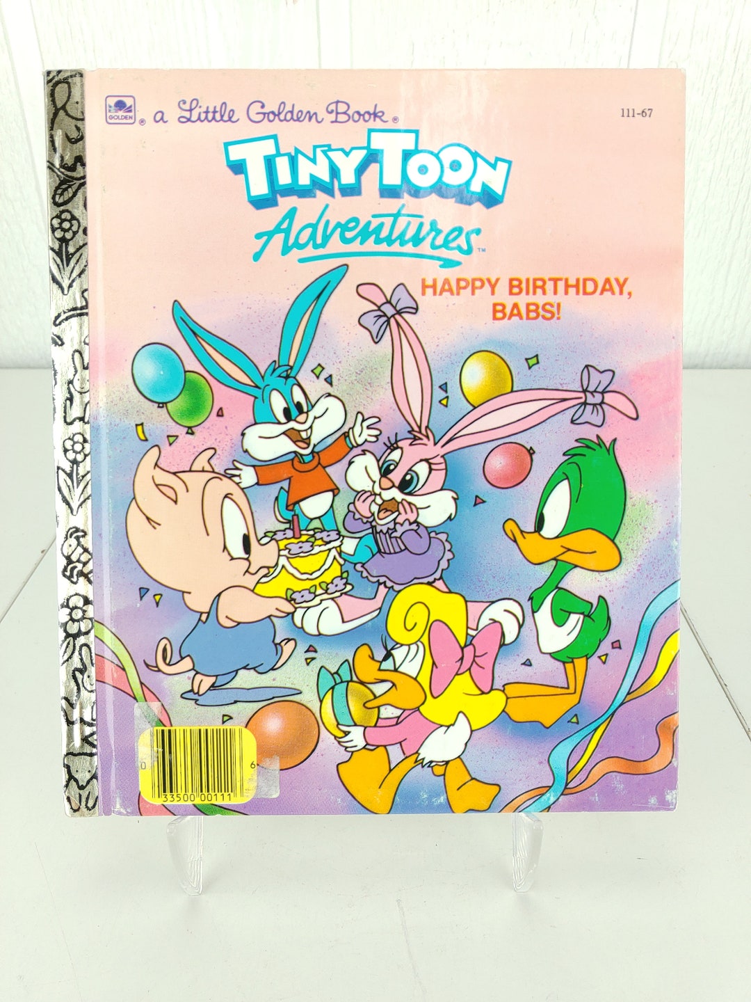 Vintage Little Golden Book Tiny Toon Adventures Happy Birthday Babs ...