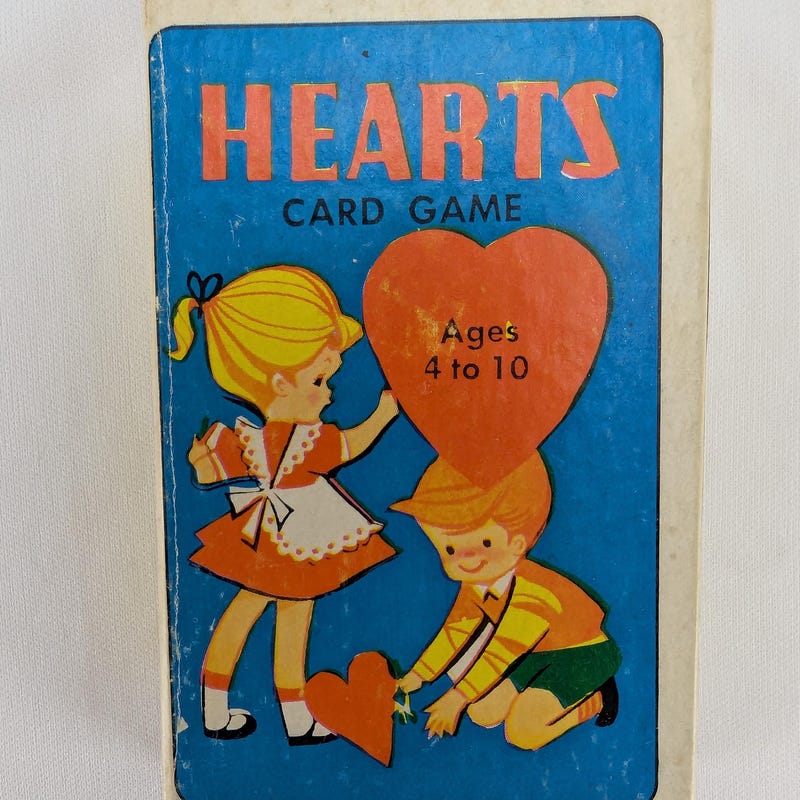 Vintage Hearts Card Game - Etsy