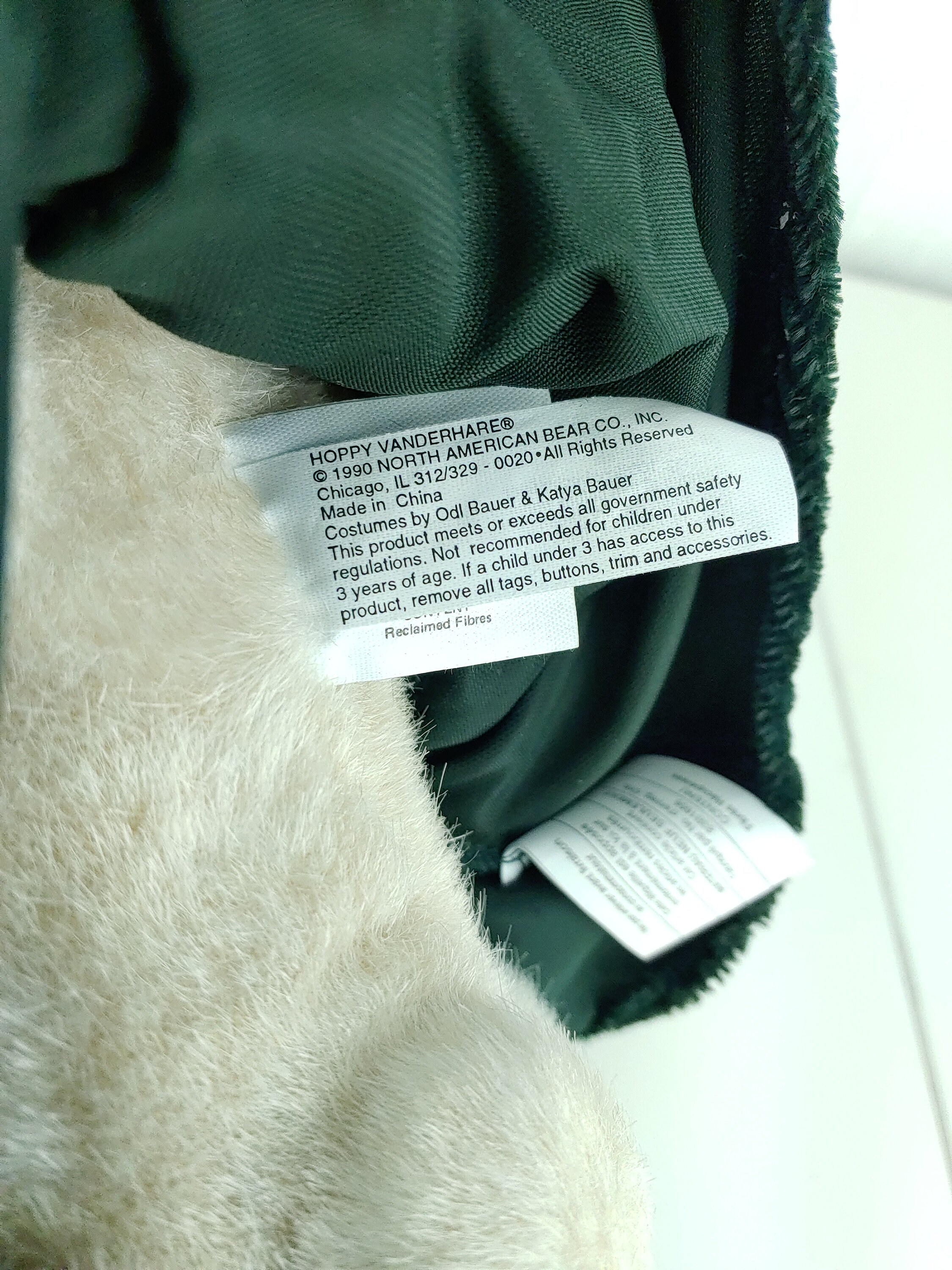 Vintage Hoppy Vanderhare White Rabbit Plush 9 Stuffed - Etsy