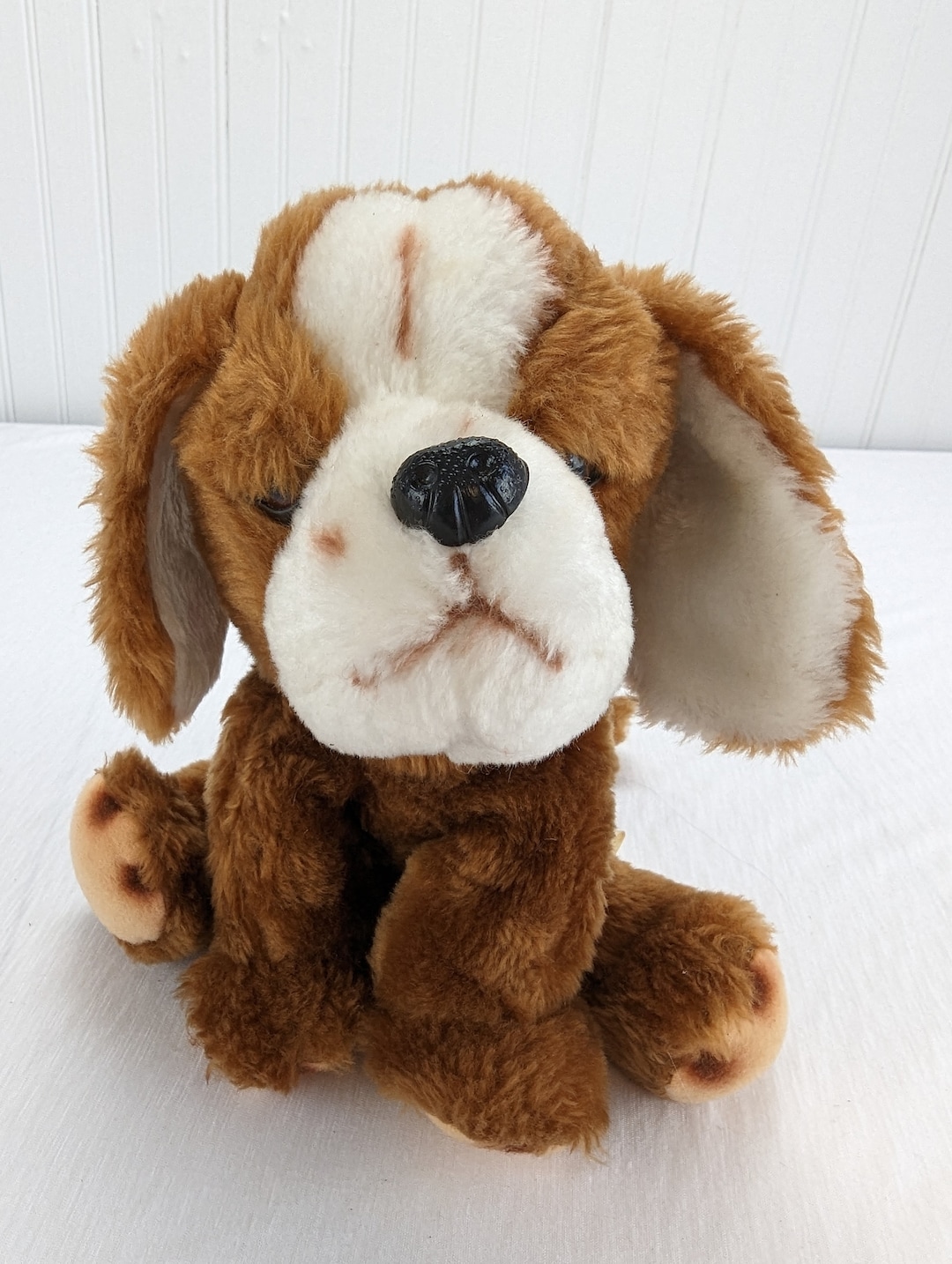 Vintage Russ Bernard Dog Plush 9 Stuffed Animal 571 - Etsy