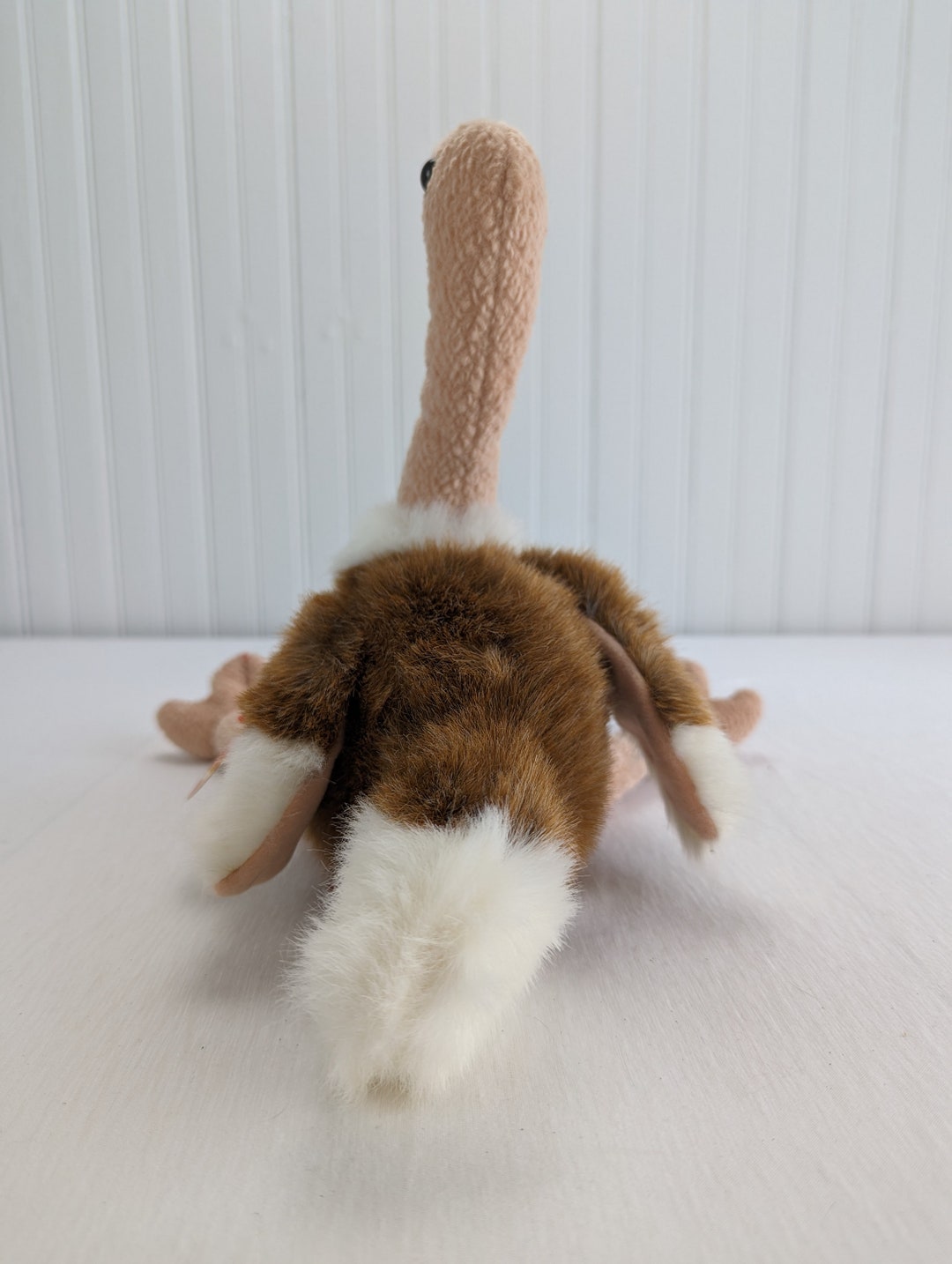 Ty Beanie Buddy Stretch Ostrich Plush 16" Stuffed Animal 1998 Vintage ...