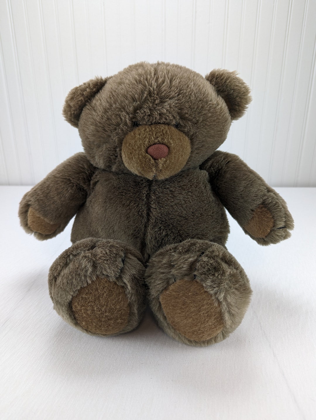 Vintage Summit Collection Brown Teddy Bear Plush 16 Stuffed Animal 1988 ...