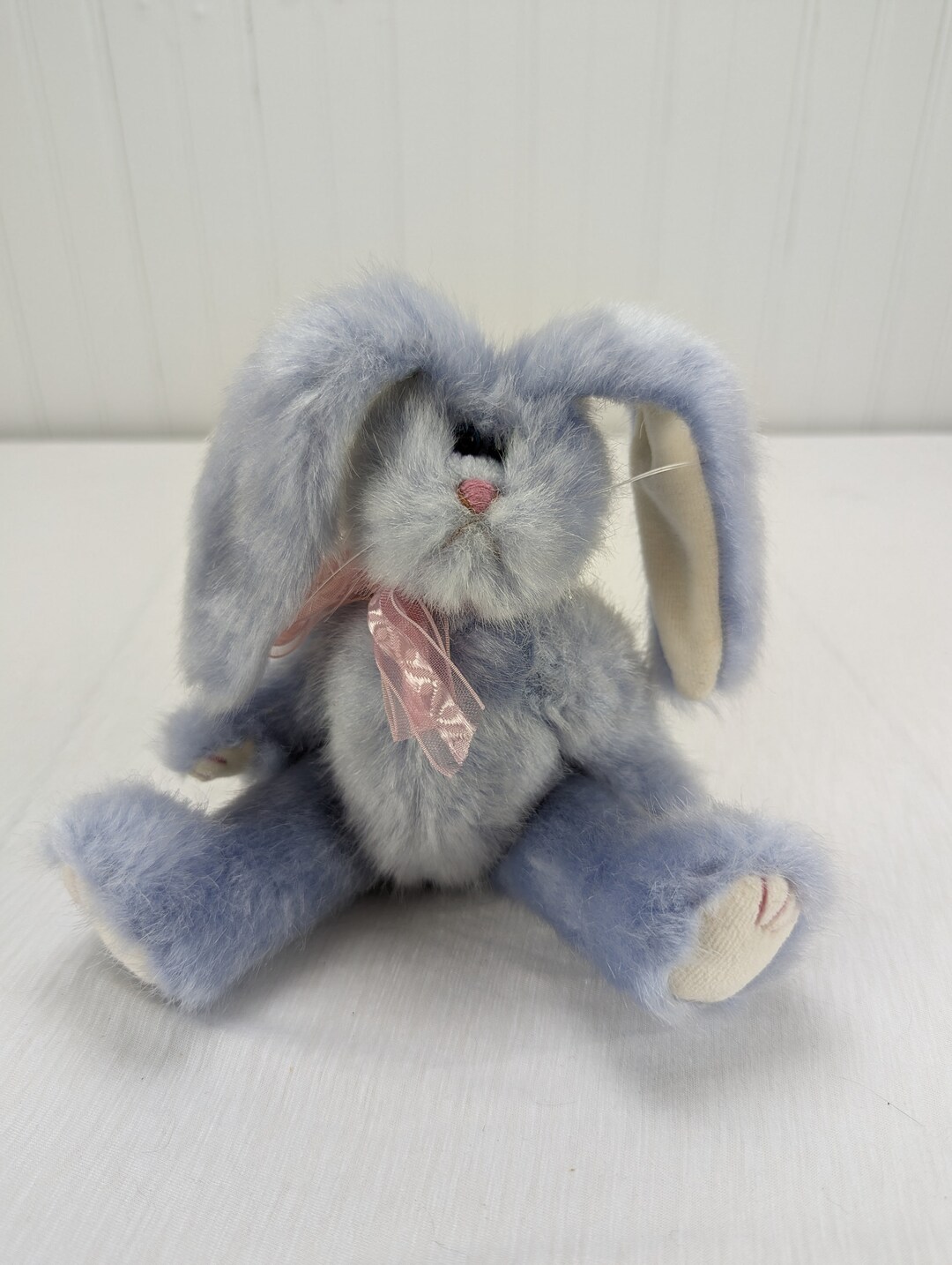 Vintage Ty Collectible Blue Bunny Rabbit Plush 9" Stuffed Animal ...