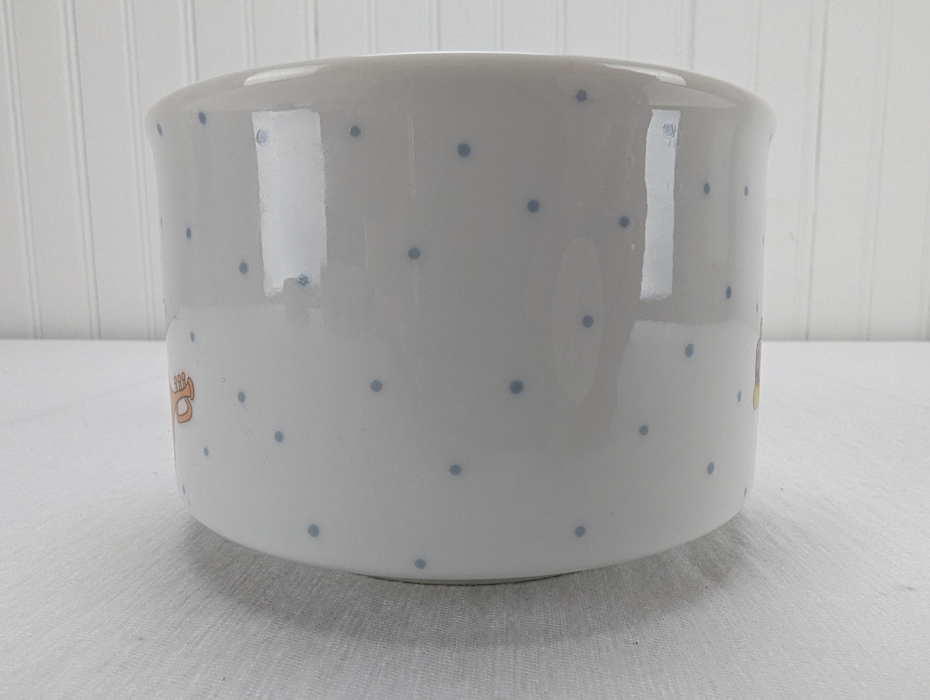 Vintage FTDA Ceramic Planter Bowl Baby Nursery Retro 1986 Kitsch ...